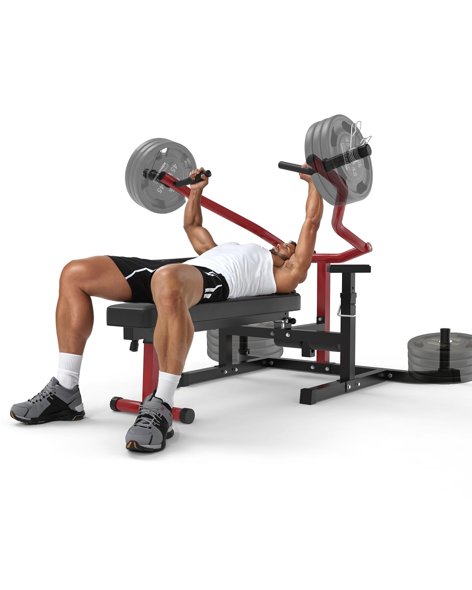 Garvee Chest Press Machine Heavy-Duty Steel Adjustable Bench for Chest