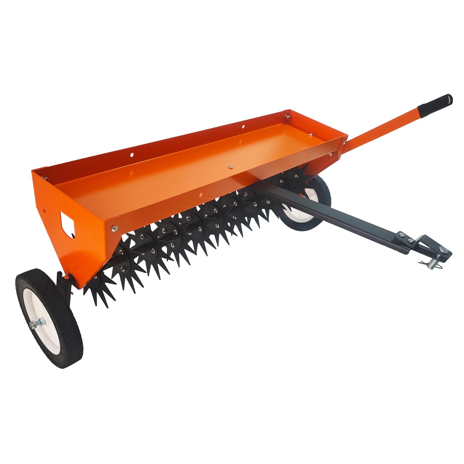 Garvee Tow Behind Aerator 40" With Steel Teeth & Tray, Adjustable ...