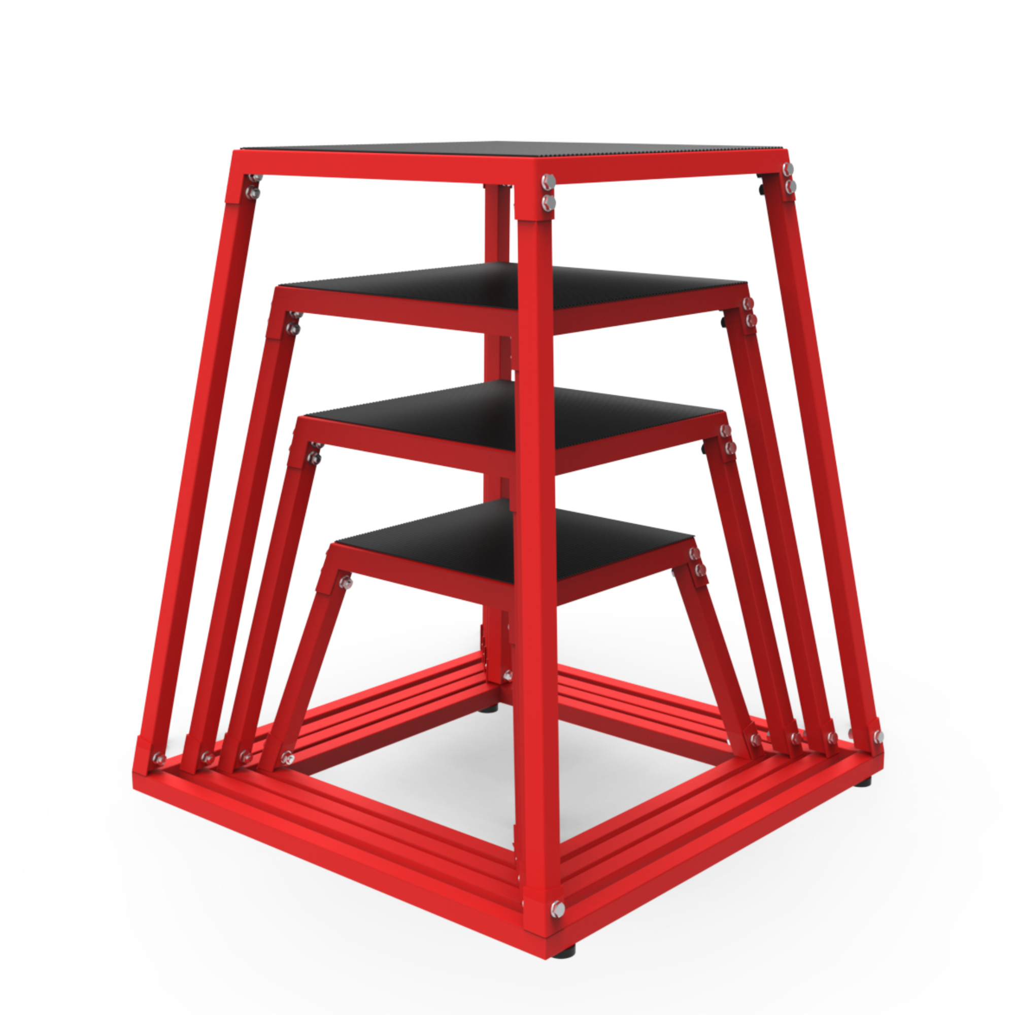 Garvee Metal Plyometric Jump Box Steel Plyometric Platform with Anti-S